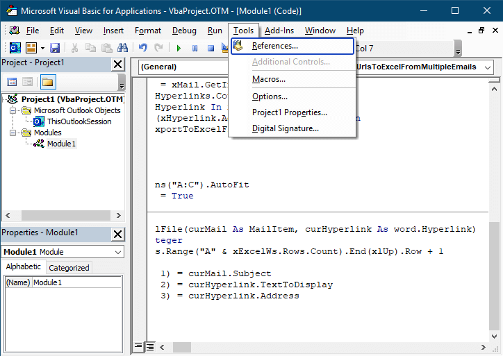 Outlook How To Extract All Urls From One Email