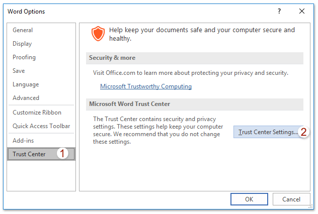How to configure file block settings to save/edit Outlook signatures?