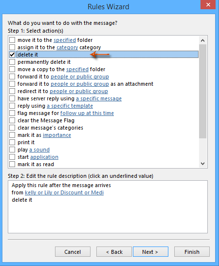 How to automatically filter and block emails by sender names in Outlook?