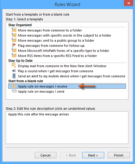 How to filter external emails automatically in Outlook?