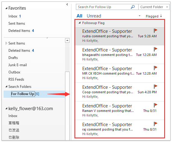 Wie Filtere Ich E Mails Mit Gekennzeichneten Nachrichten In Outlook 