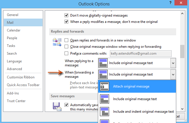 How to forward messages as attachments in Outlook?