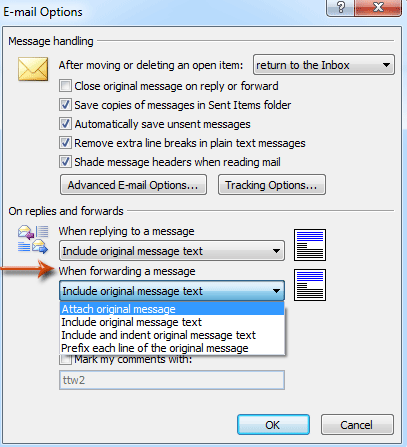 How to forward messages as attachments in Outlook?