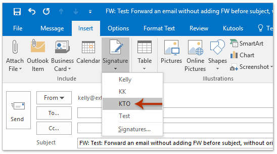 How to forward emails with template in Outlook?