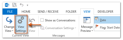 How to hide all day events from a calendar in Outlook?