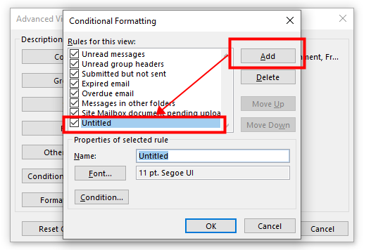 How to highlight confidential emails with a receipt request in Outlook?
