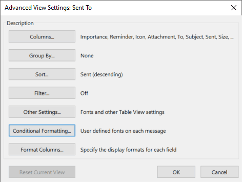 How to highlight emails sent to specific email addresses in Outlook?