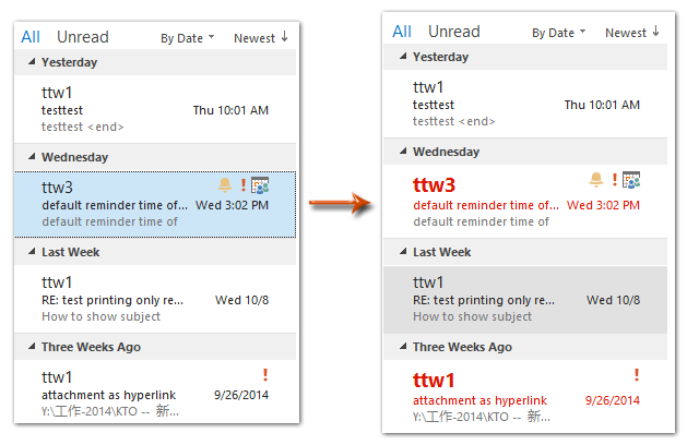 How to highlight important emails in Outlook?