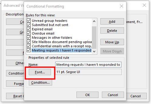 How to highlight meeting requests you have not responded to in Outlook?