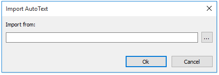 How to import and export quick parts (AutoText entries) in Outlook?