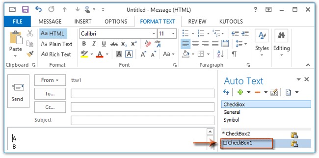  Insert Checkbox In Outlook Email 
