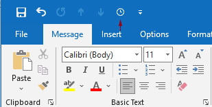 How to insert a date picker in emails in Outlook?