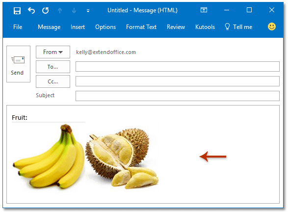 How To Insert attach An Image Inline in Email Body In Outlook 