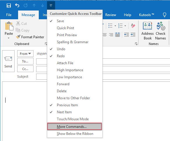 How to list all attachment names into message body when composing email ...