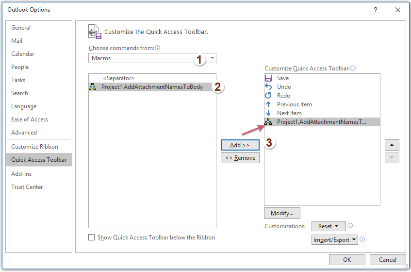 How to list all attachment names into message body when composing email ...