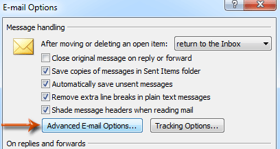 How to mark messages as expired in Outlook?