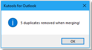 How to merge two folders without duplicates into one folder in Outlook?