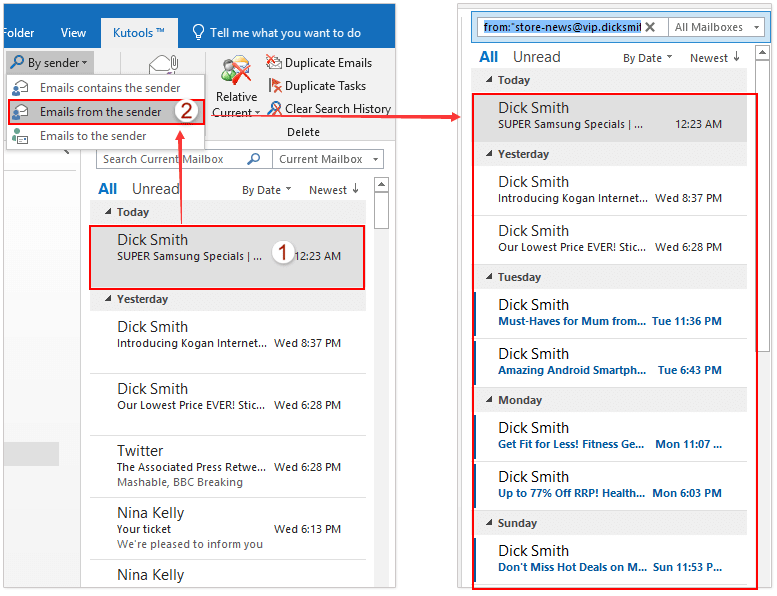 How To Move Emails From Sender To A Certain Folder In Outlook 
