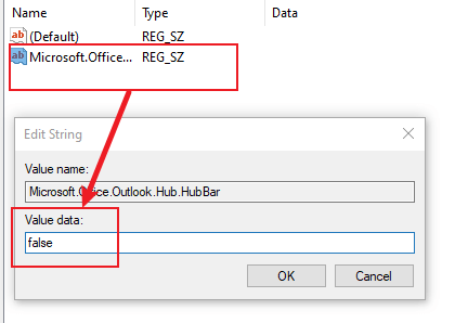 How to move navigation bar from left side to the bottom in Outlook?