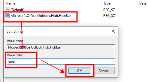 How to move navigation bar from left side to the bottom in Outlook?
