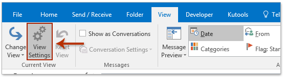 How to automatically bold or not bold unread messages in Outlook?