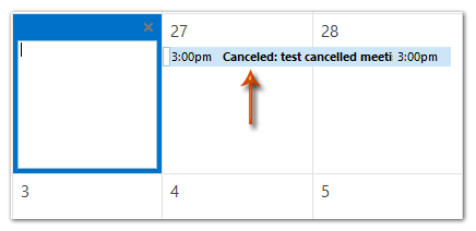 How to do not show (hide) all canceled meetings in Outlook?