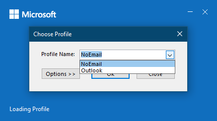 How to open an PST file without an email account in Outlook?