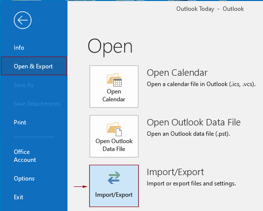 How to open an PST file without an email account in Outlook?