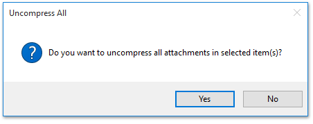 How to open zip attachments in Outlook?