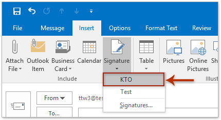 How to align or float images in Outlook signatures?
