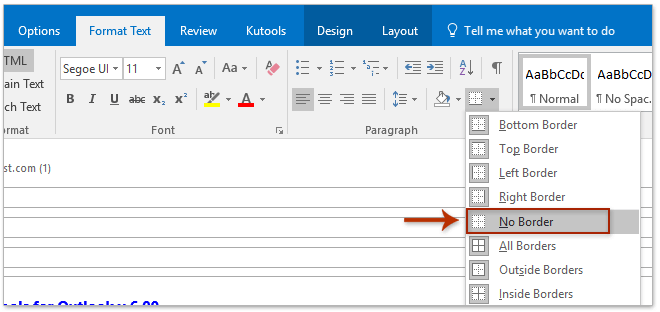 How to align or float images in Outlook signatures?
