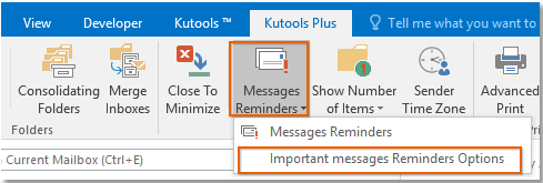 How to always pin important emails to top of a folder in Outlook?