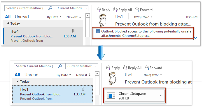 How To Prevent Outlook From Blocking Attachments