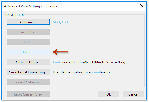 How to print Calendar search results in Outlook?