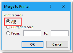 How to print Outlook contacts as mailing labels?