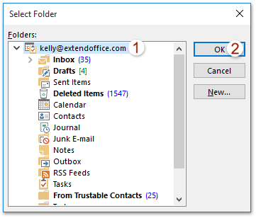 How to export and print list of all folders and subfolders in Outlook?
