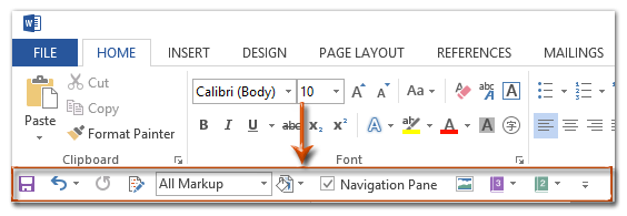 How To Configure The Quick Access Toolbar Settings In Outlook