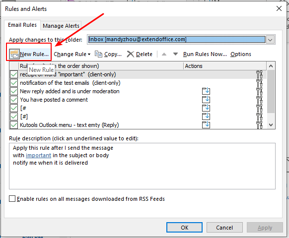 How to Request Read Receipts of Emails with Specific Conditions?