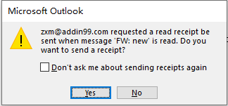 How to Request Read Receipts of Emails with Specific Conditions?
