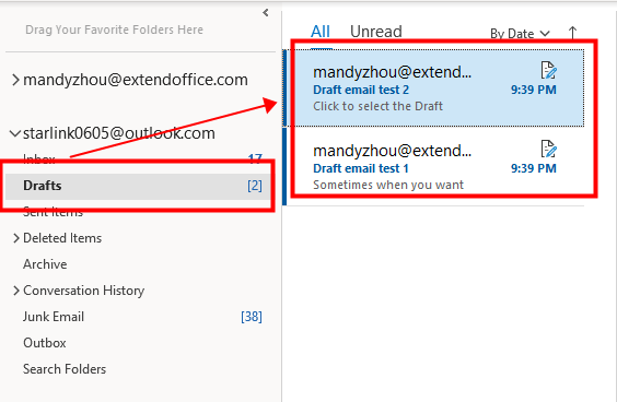 How To Recover Deleted Draft Emails In Outlook