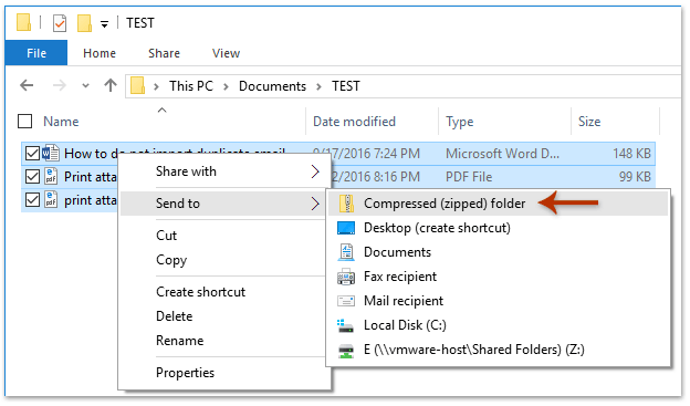 How to reduce attachments’ size when sending emails in Outlook?