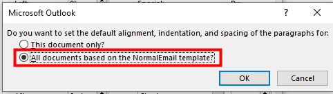 How to remove double line spacing in Outlook?