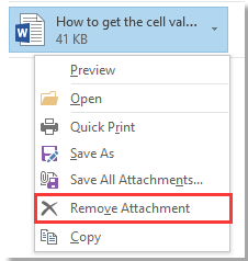 How to remove duplicate attachments in Outlook messages?