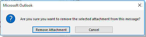 How to remove duplicate attachments in Outlook messages?