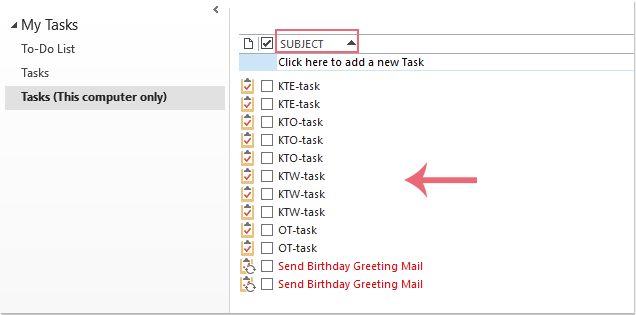 How to remove duplicate tasks in Outlook?