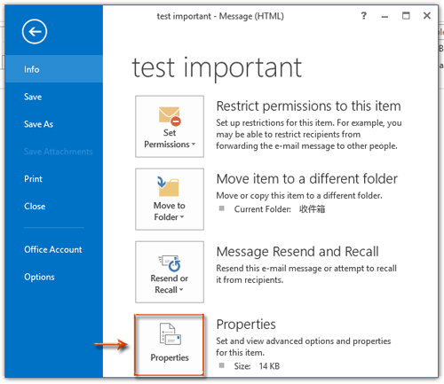 How to remove all importance flags of incoming messages in Outlook?
