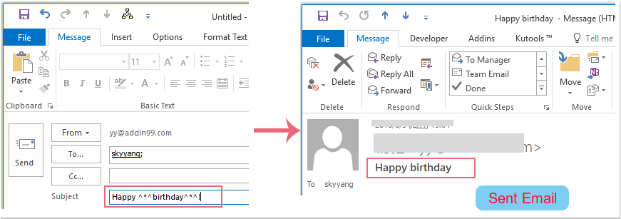 How To Auto Remove Some Special Characters From Subject Line When Sending Emails 