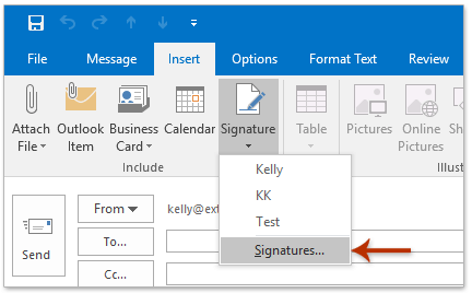 How to reply and forward emails without signature in Outlook?