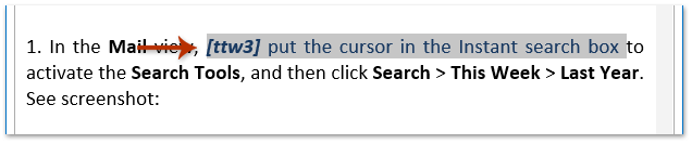 How to reply with my name brackets or sender name in Outlook?