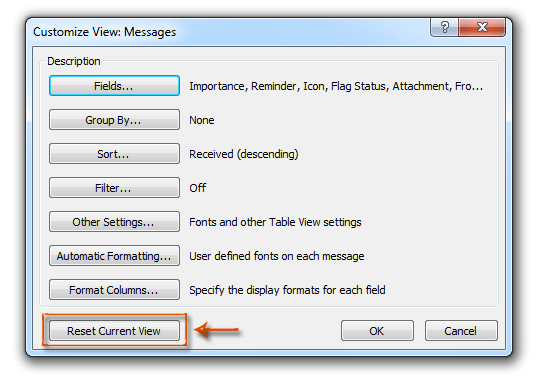 How To Reset The Default View In Outlook Outlook My XXX Hot Girl